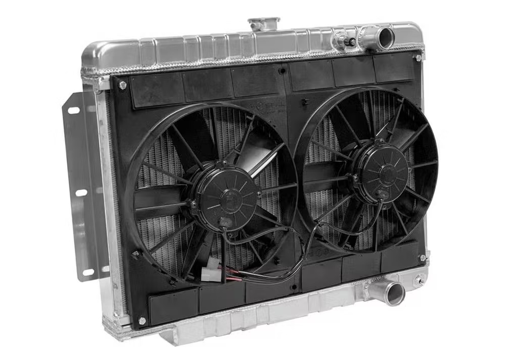 1959-1964 Impala Radiator (Manual Trans) with Fans | BRP Hot Rods