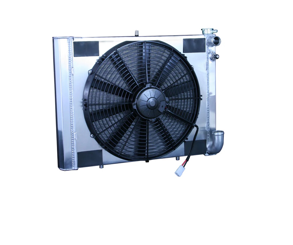 1961-1962 Corvette Radiator with Fan (Manual Trans) | BRP Hot Rods